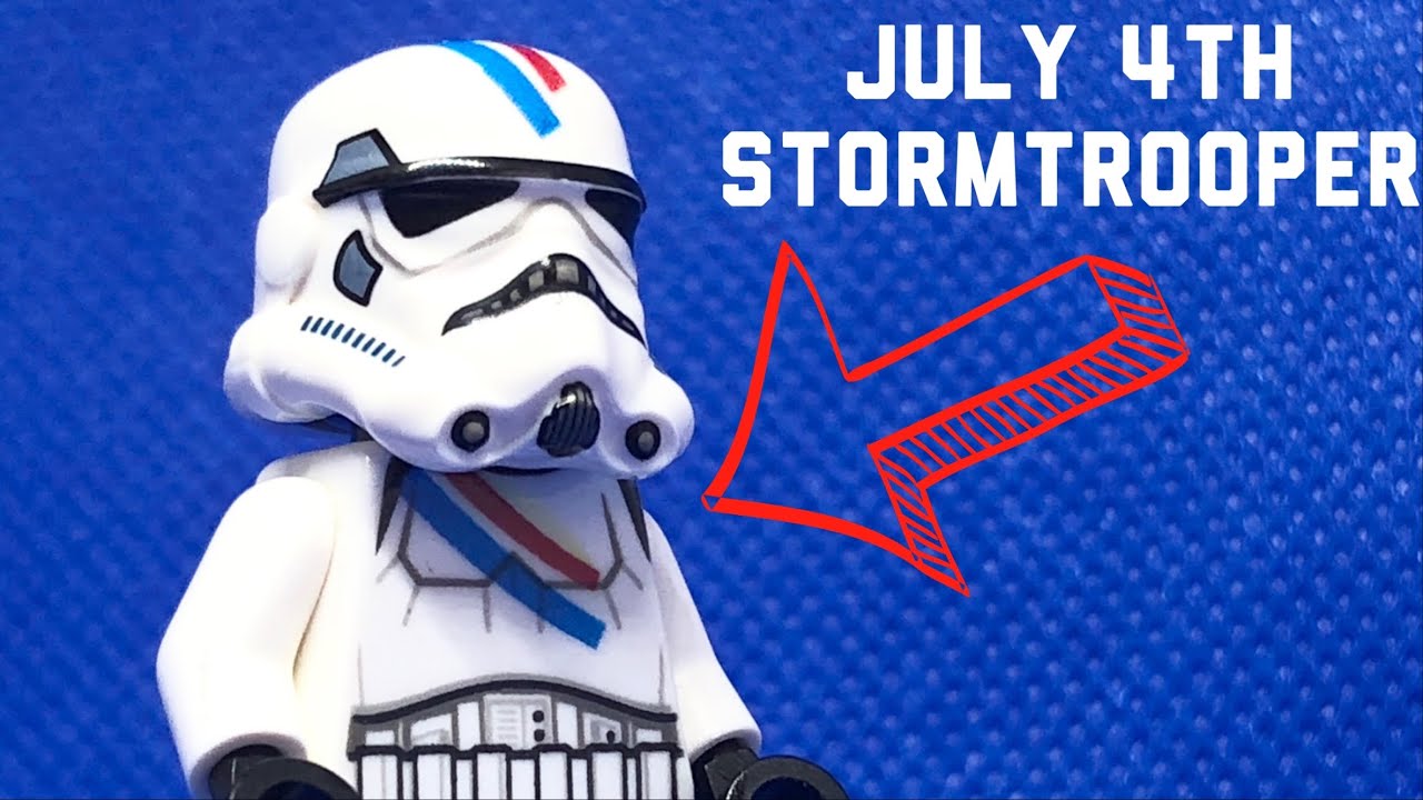 July 4th Custom Decaled Lego Stormtrooper - YouTube