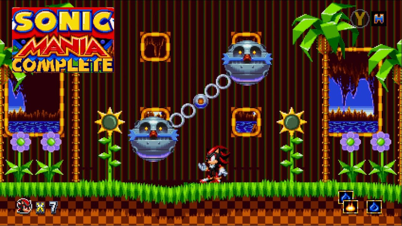 SONIC MANIA COMPLETE - Shadow Gameplay (Part1) - YouTube
