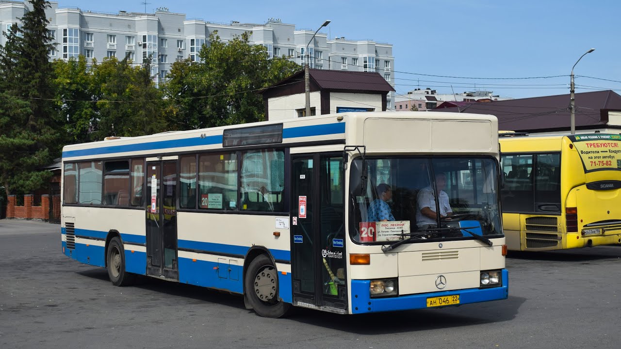 Автобус Mercedes-Benz O405N (АН 046 22). Покатушки по Барнаулу / Ride ...