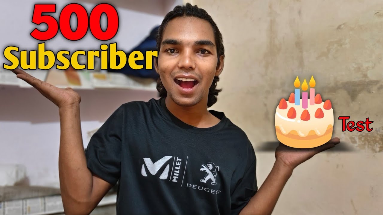 500 Subscribers Celebration: My First Cake Taste! - YouTube