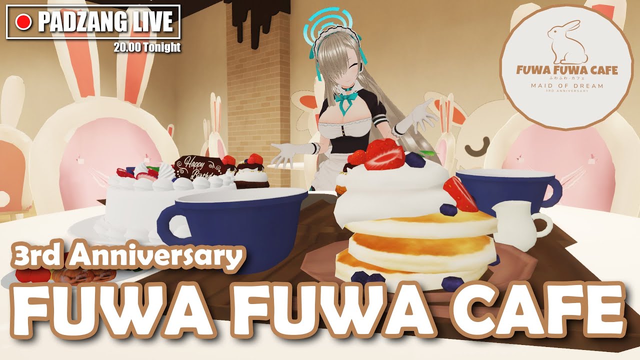 【LIVE】3rd Anniversary Fuwa Fuwa Cafe【VRChat ไทย】 - YouTube