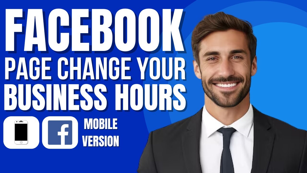 How To Change Business Hours On Facebook Page (opening & closing) - YouTube