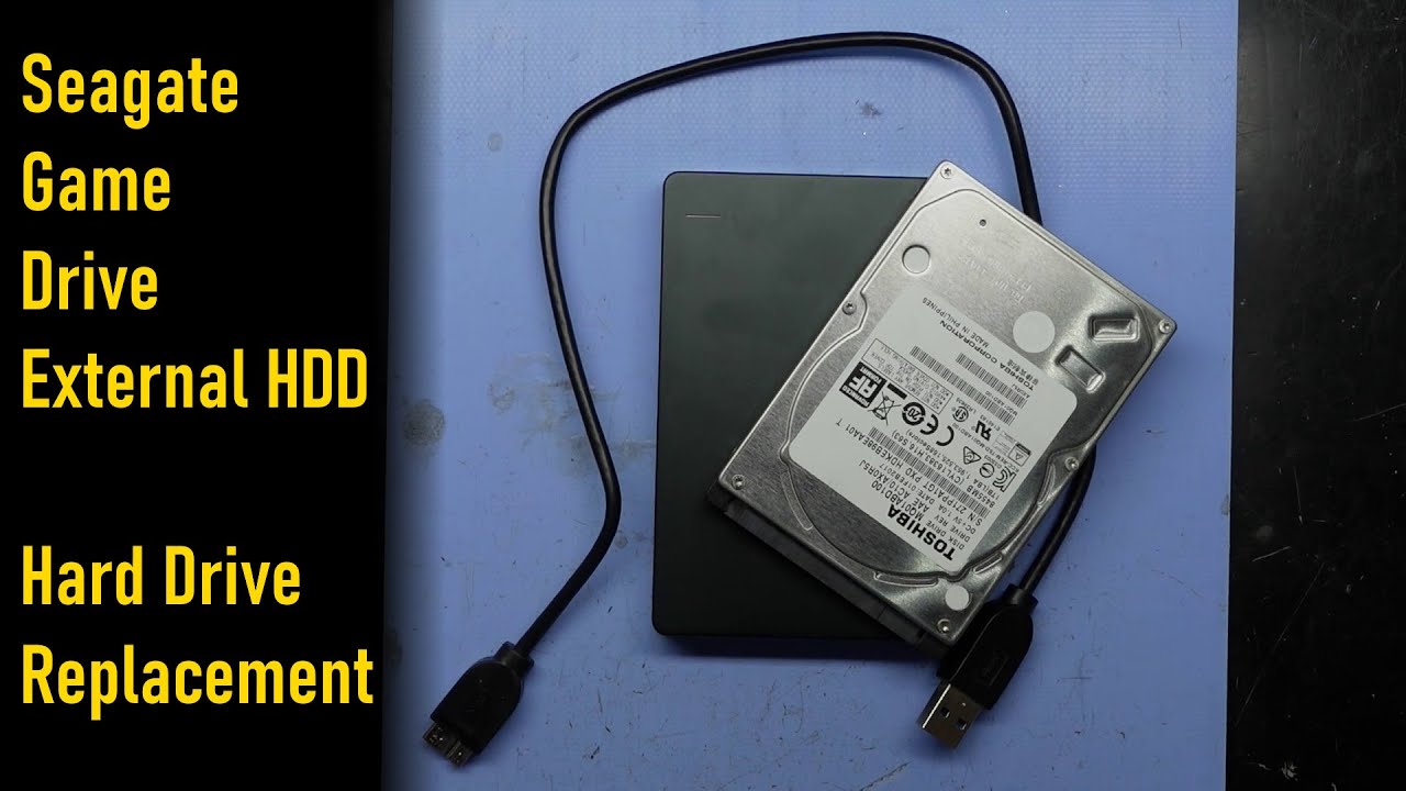 Seagate playstation game drive, Internal Drive Replacement - YouTube
