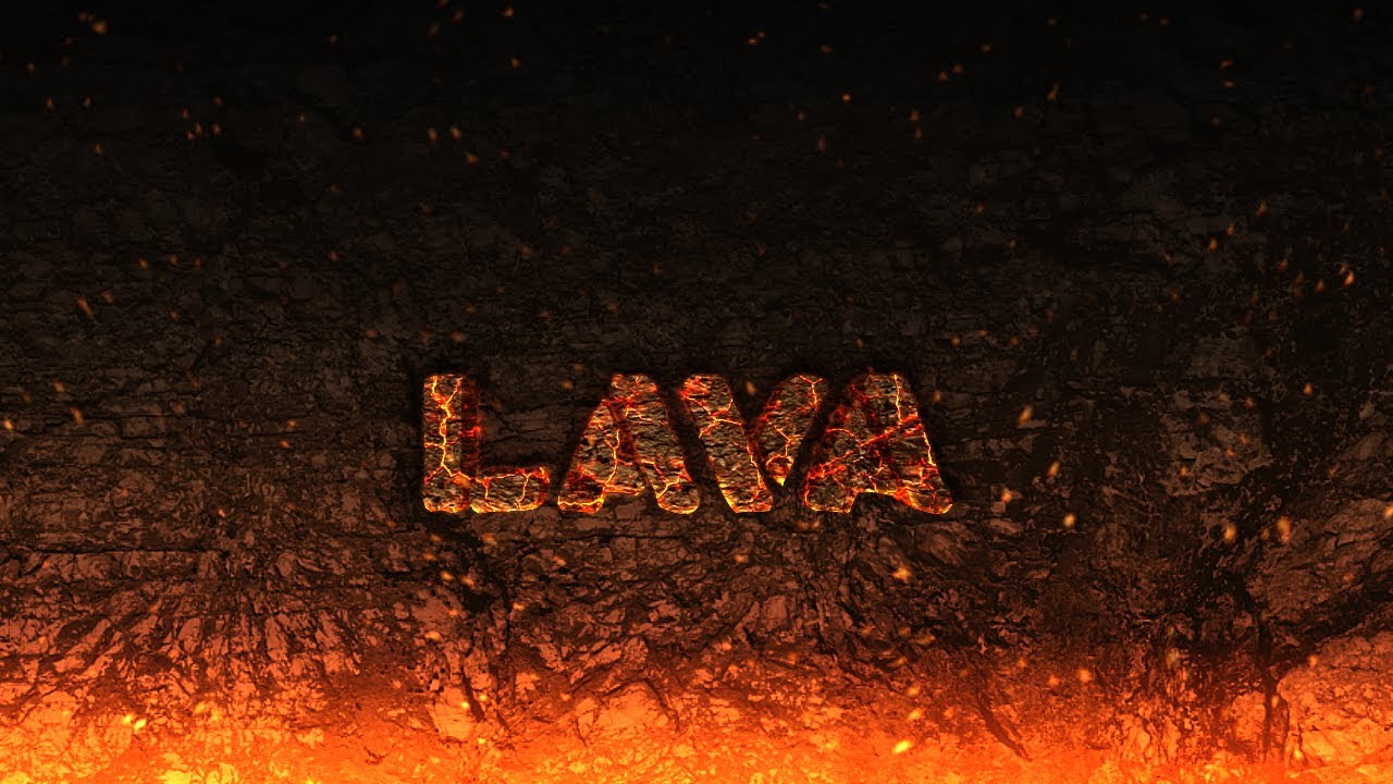 Gimp Tutorial: 3D Lava Text - YouTube
