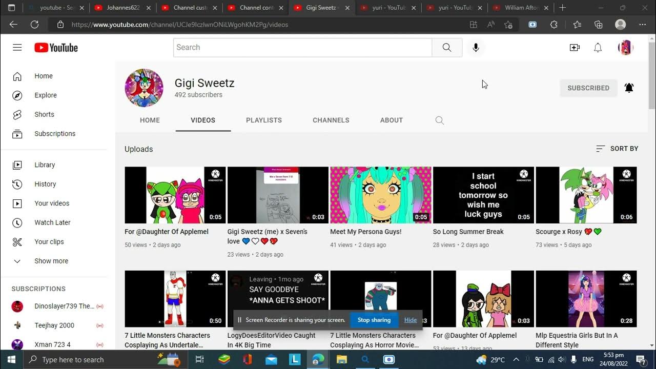 @_G1g1_Sw33tz thanks for subbing me and shout out to you - YouTube