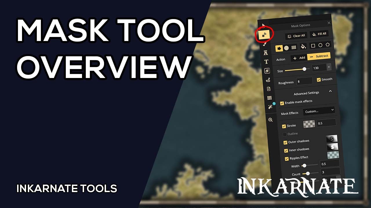 Mask Tool Overview | Inkarnate Tools - YouTube