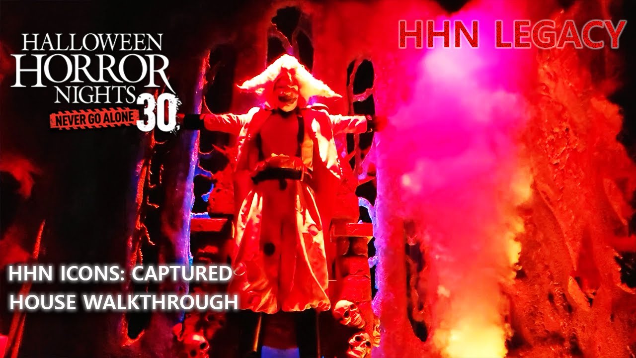 HHN 30 | HHN Icons: Captured House Walkthrough - YouTube