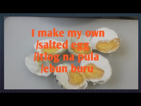 How to make Itlog ng Itik turn Itlog na Pula o Maalat /Salted Egg/Ebun ...