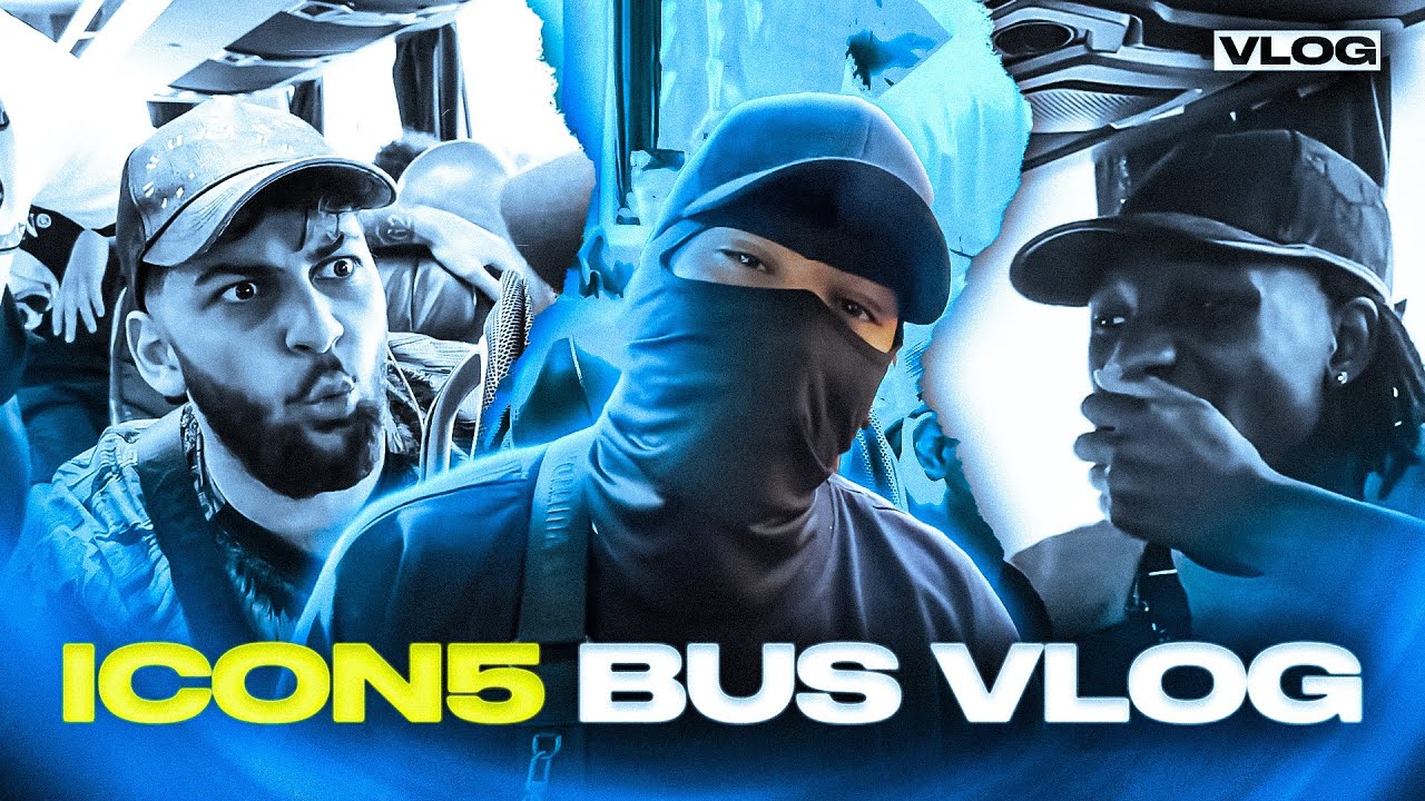 ICON 5 BUSFAHRT VLOG (Bus riecht nach Sche*ẞe 😂) | ICON 5 | R2 | VLOG 3 ...