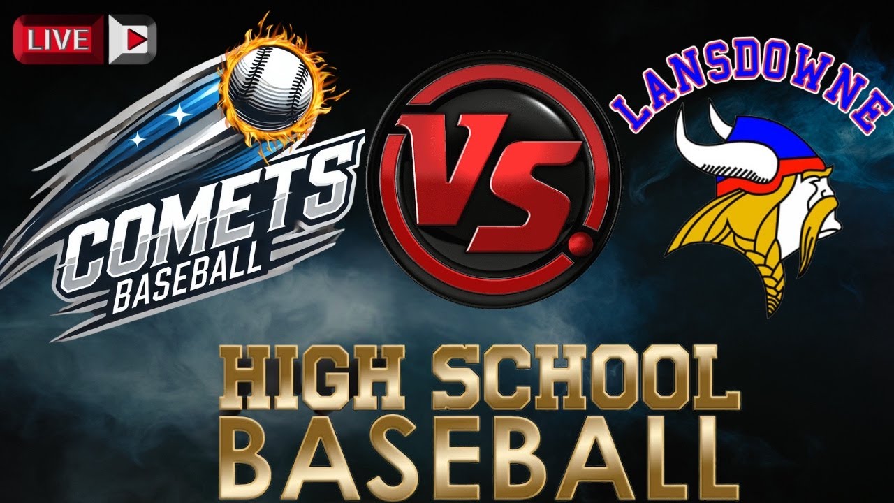 Catonsville Comets vs Lansdowne Vikings ⚾ High School Varsity Baseball ...