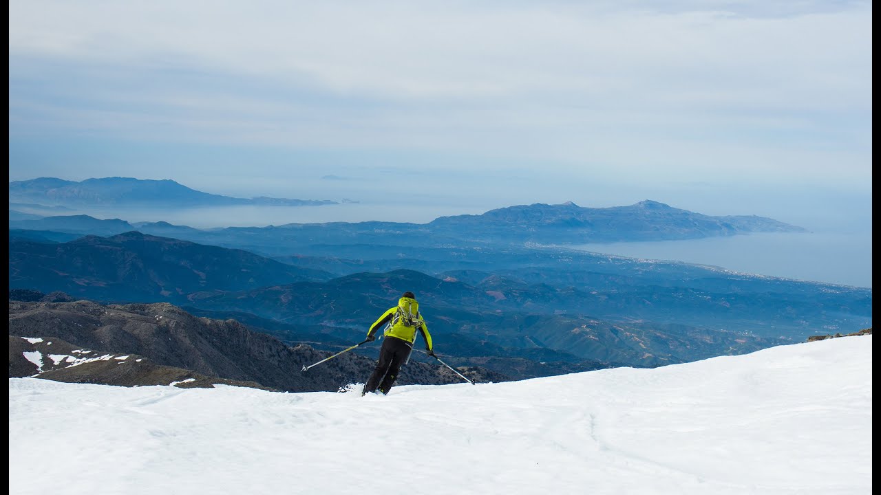 Exotic ski in Crete - YouTube