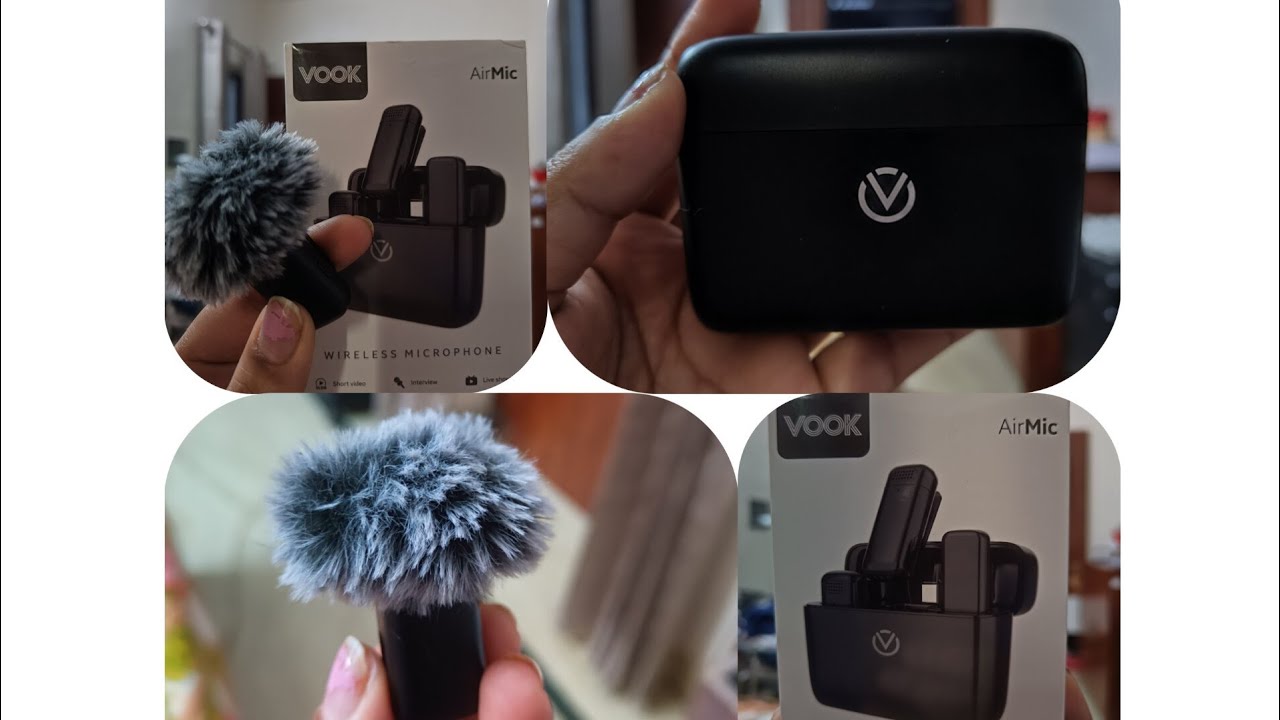 REVIEW AND UNBOXING OF VOOK AIR MIC WIRELESS MICROPHONE || My ...