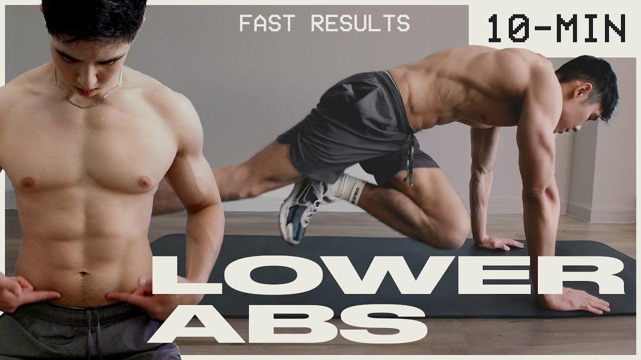 10 Min Best LOWER ABS Workout – Fast Results - YouTube