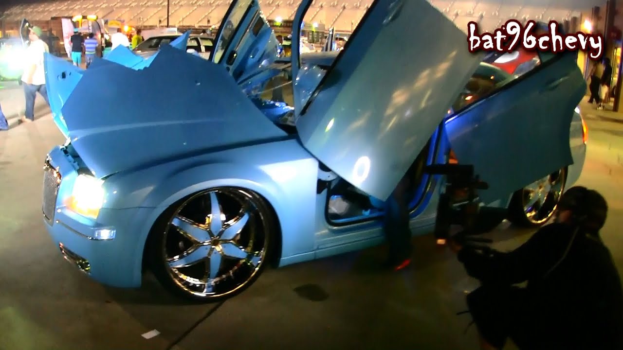 CRAZY CUSTOM Chrysler 300 Bagged on 24's - 1080p HD - YouTube
