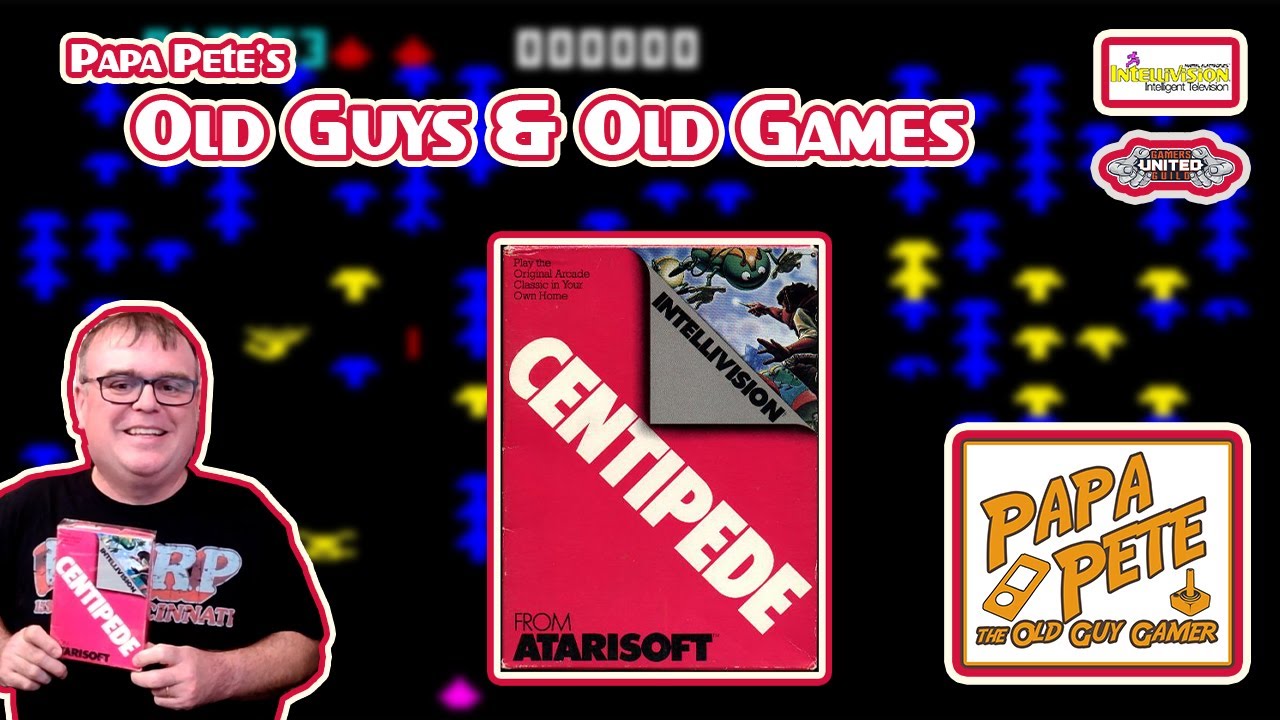 Atarisoft's Centipede - Papa Pete's Old Guys & Old Games - YouTube