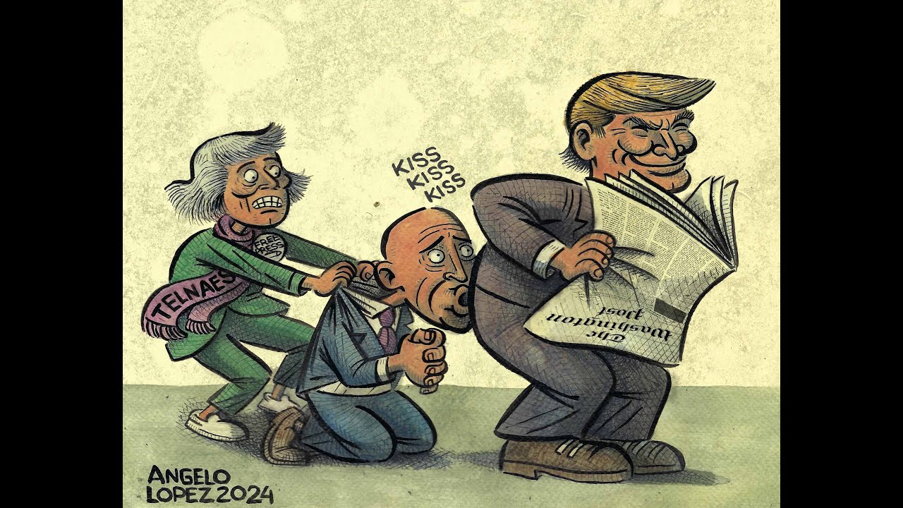 Creating A Cartoon On Tech & Media Owners Appeasing Trump - January 8 ...