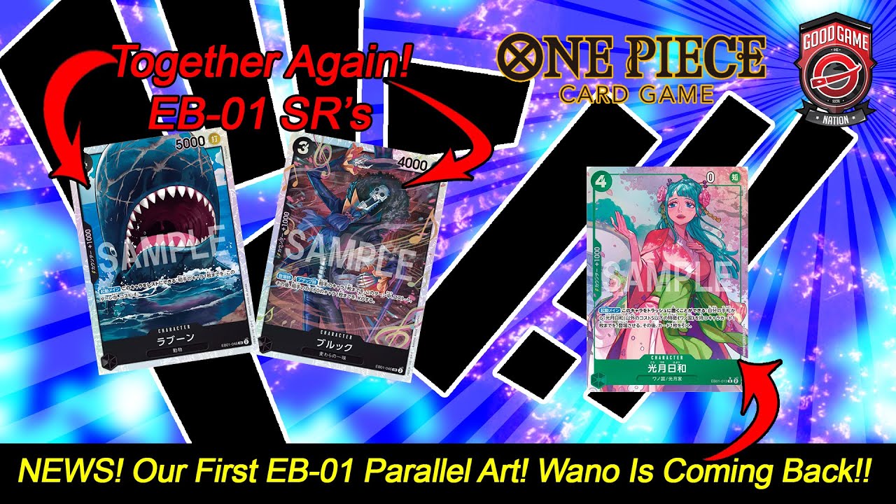 One Piece TCG - News!! Extra Booster EB-01 Super Rare Brook and Laboon ...