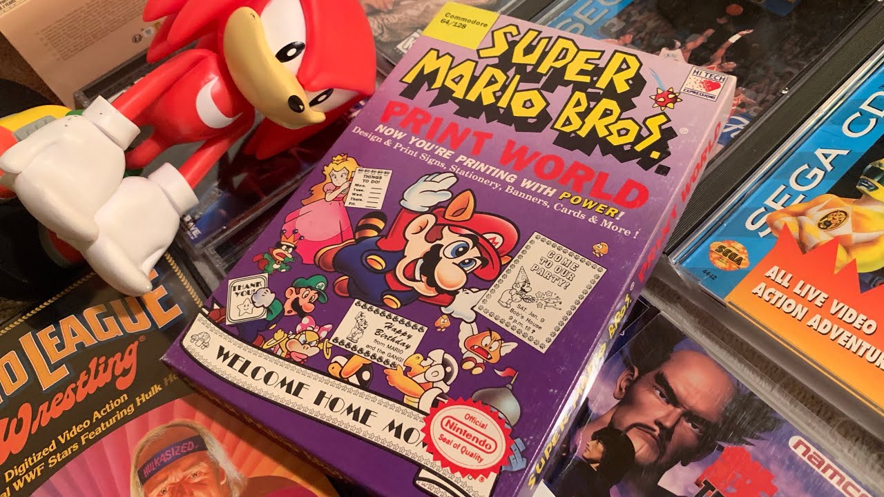 Commodore 64 Super Mario Bros. Print World By Hi Tech Expressions ...