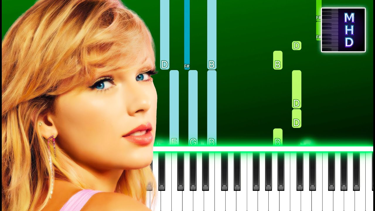 Taylor Swift - ivy (Piano Tutorial Easy) - YouTube