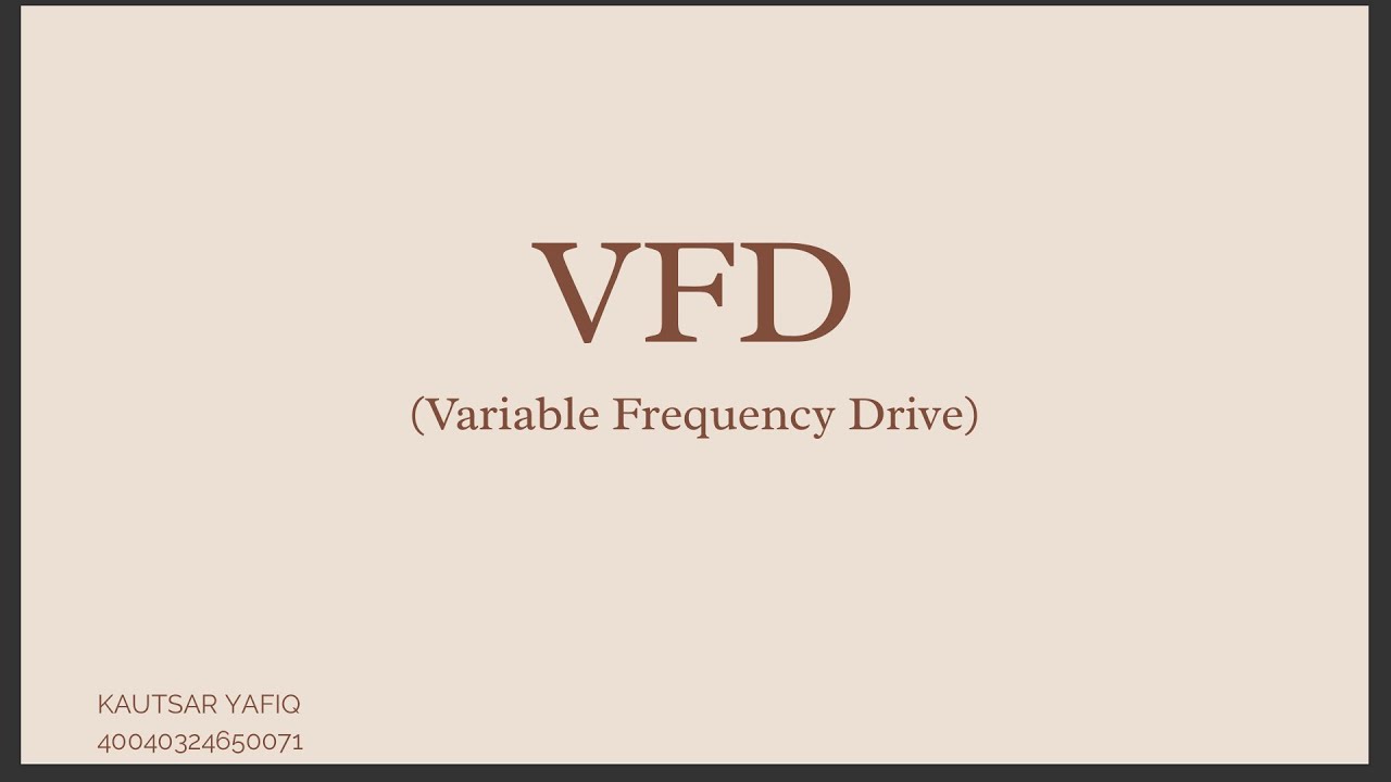 VFD Mode Accel–Decel: Biar Motor Awet & Stabil - YouTube