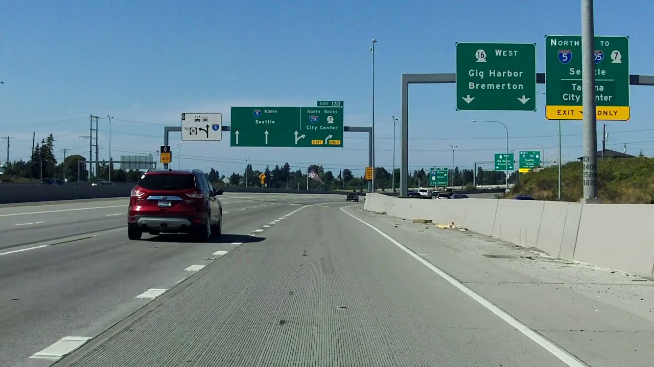 Interstate 705 northbound - YouTube