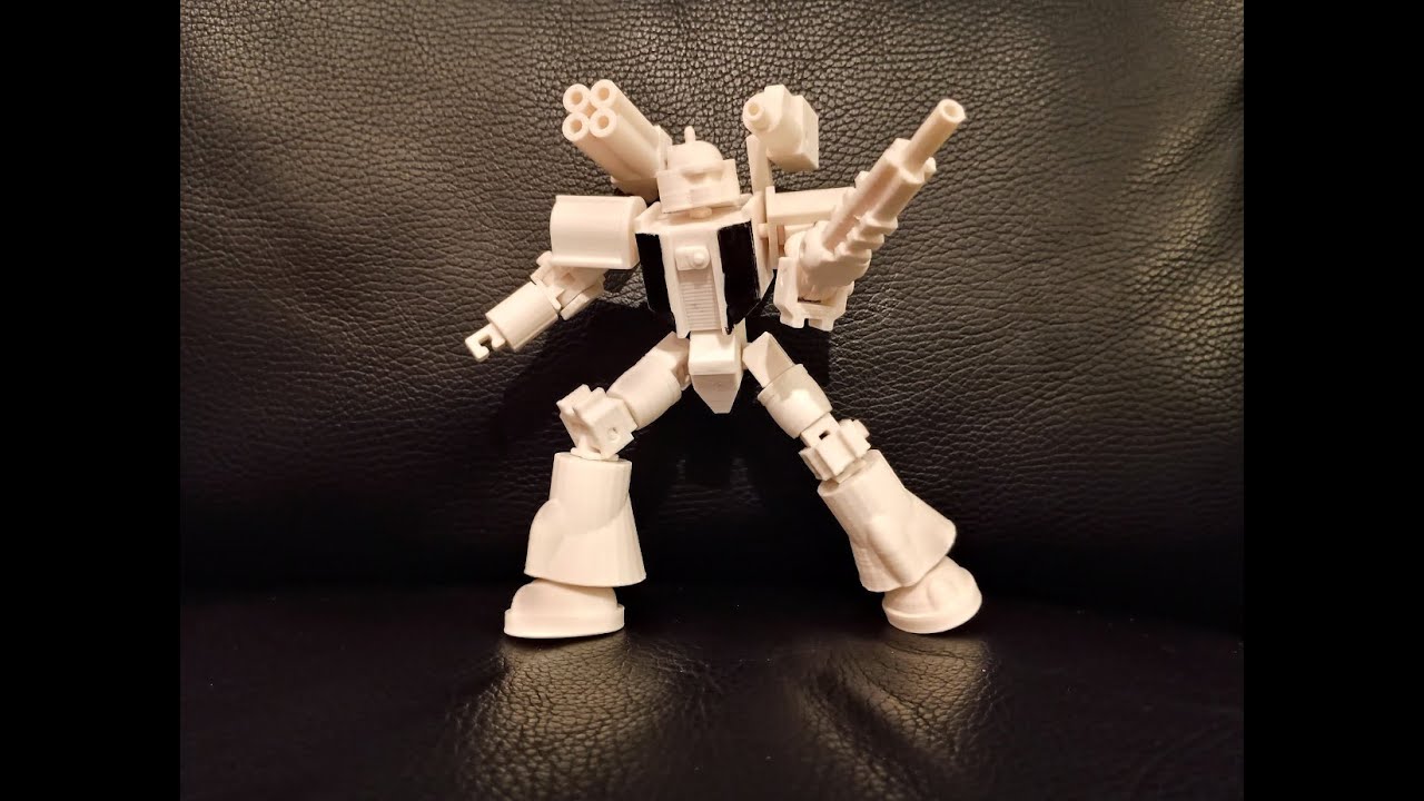 Heavy Weapons Mech Instructions (Free Action Figure 3D Print Files ...