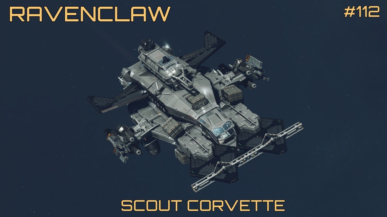 Starfield - RAVEN CLAW, Class A Scout Corvette... #starfieldships # ...