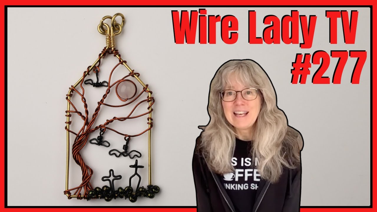 Halloween Pendant DIY // Wire Lady TV Ep 277 Livestream Replay - YouTube