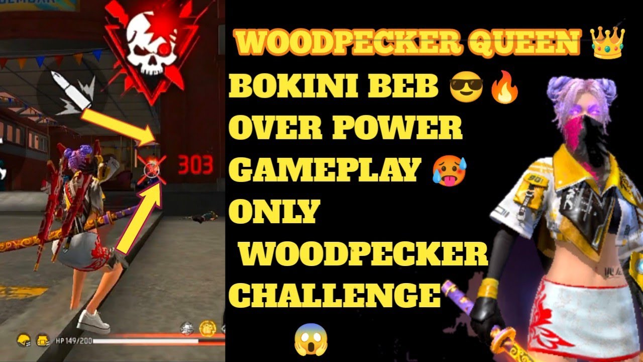 WOODPECKER QUEEN IS HERE 😎🔥 || FREE FIRE GAMEPLAY 🎯🥵 #freefire # ...