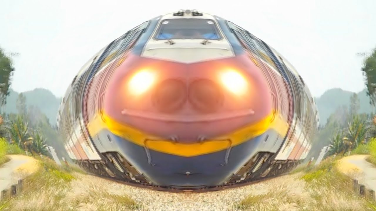 The Laughing Train Dancing Train Funny Train Funny video - YouTube