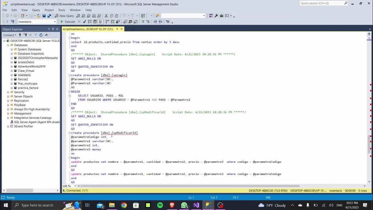 Proyecto de inventario C# Windows Forms - YouTube