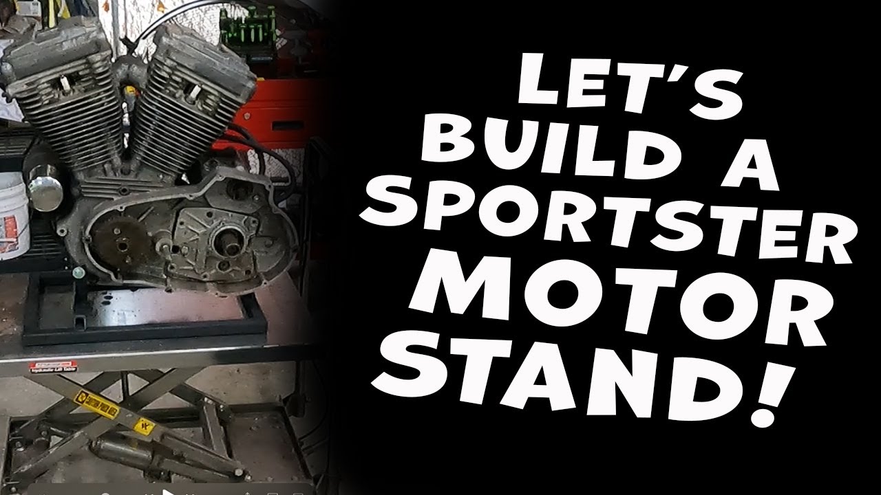 Let's build a Sportster Motor Stand - YouTube