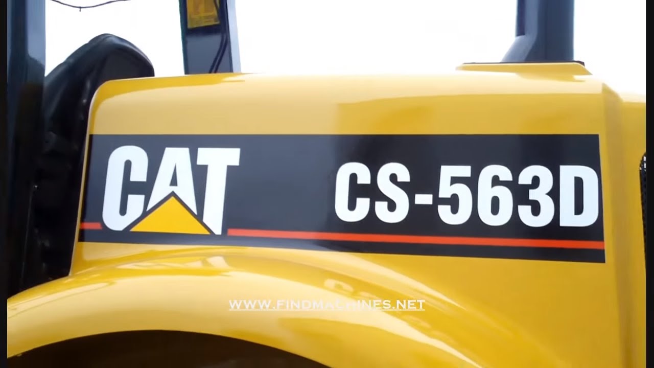 2003 CAT CS563D Compactor - YouTube