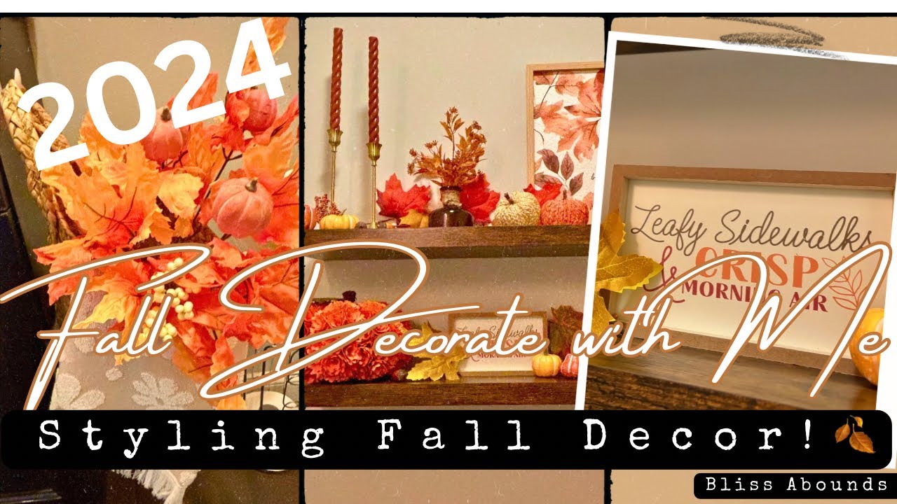 🍂2024 Autumn Ambiance: First Fall Decorate with Me! Styling Festive ...
