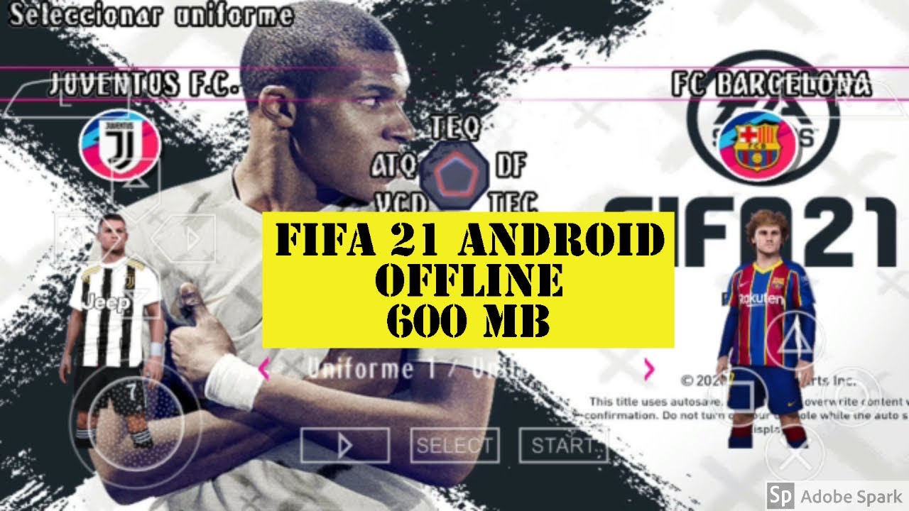 FIFA 21 PPSSPP Android Offline Best Graphics & Camera PS4 600MB - YouTube