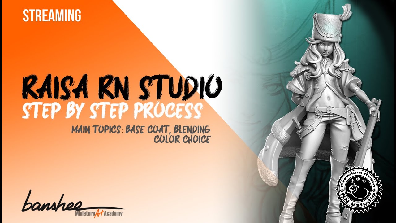 How to Paint Miniatures: Raisa from RN Studio! Miniature Art Academy ...