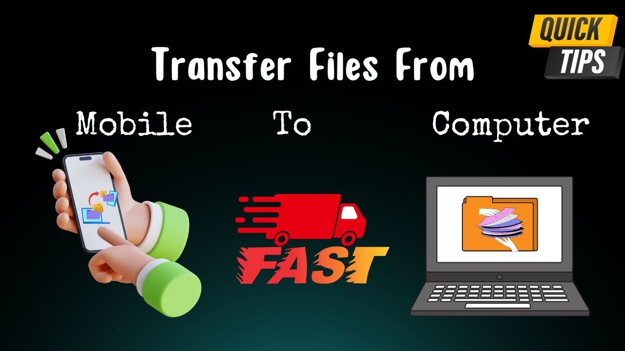 How To Transfer Files From Mobile To Computer #transferfiles - YouTube