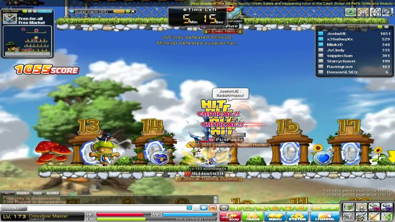 MapleSEA Bootes UA Crossbow Master/Marksman PVP Post Legends 1 - YouTube