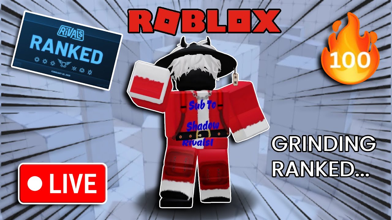 🔴LIVE Roblox Rivals | RANKED UPDATE | GETTING NEMESIS RANK - YouTube
