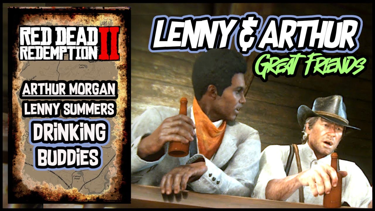 ARTHUR Takes LENNY Out Drinking And This Happened! - RDR2 Relaxing ...