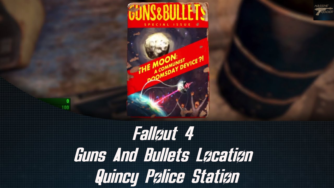 Fallout 4 Guns And Bullets Location Quincy Police Station - YouTube