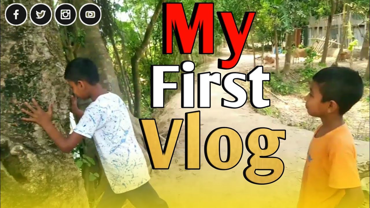 my first vlog || Shihab took back both hands by pushing the jam tree - YouTube