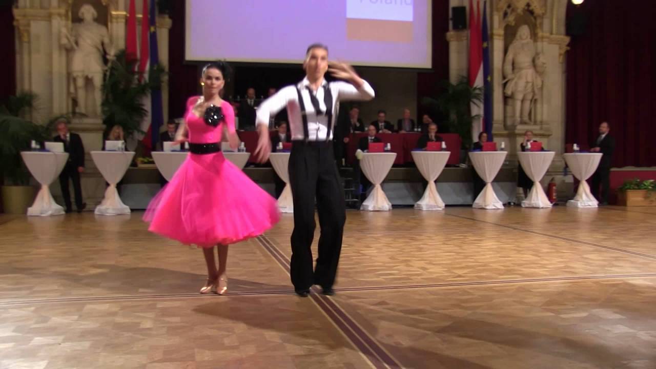 Vienna Dance Concourse 2016 - Aniol - Musiol POL Couple 5 Standard Semi ...