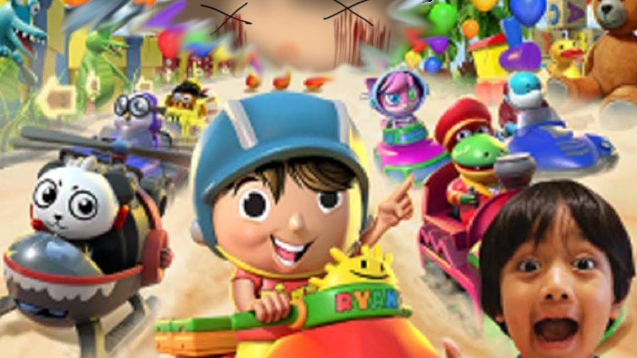 Racing with Ryan's disturbing unused texture found in game files. - YouTube