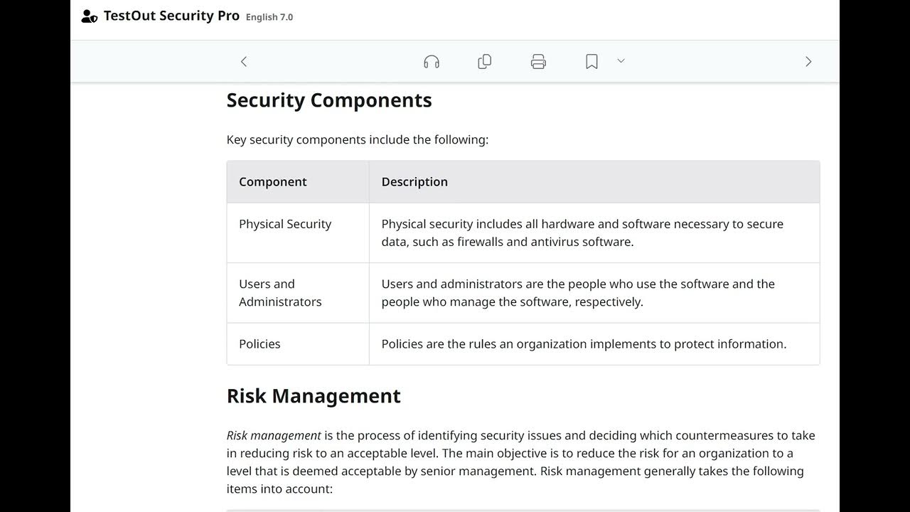 TestOut Security Pro - 1.1.3: Security Introduction - YouTube
