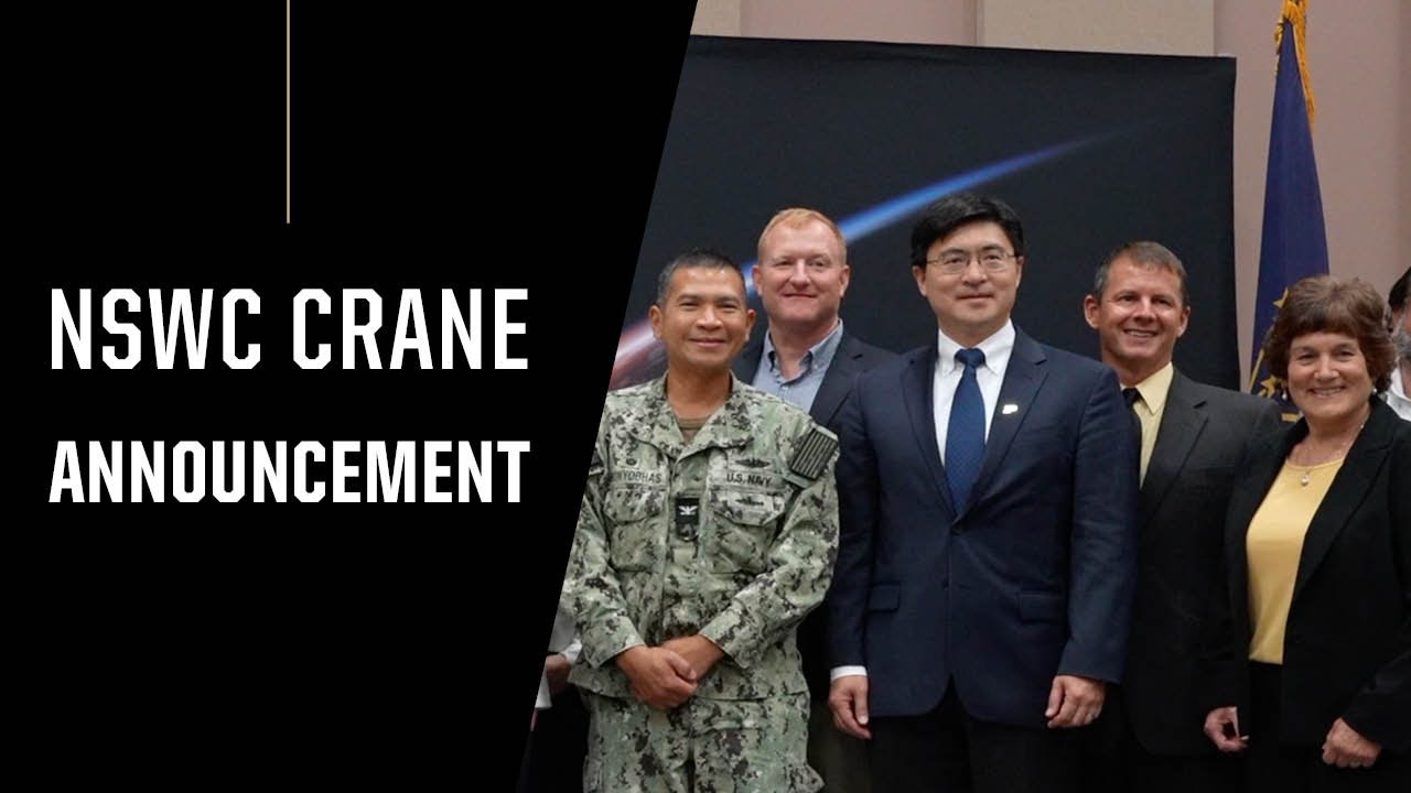 Naval Surface Warfare Center Crane Announcement - YouTube