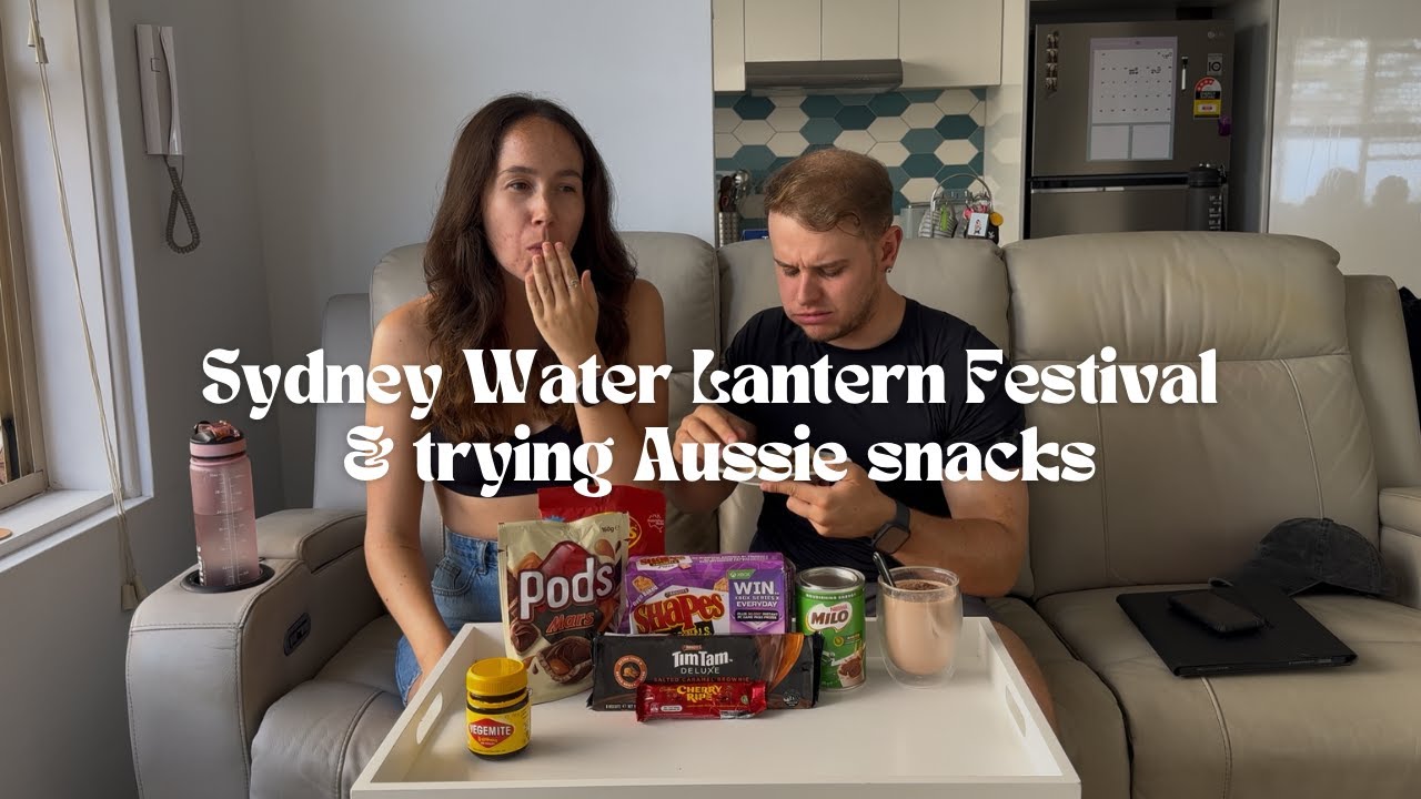Making water lanterns & trying typical Aussie snacks | Another Brit in Sydney 07 - YouTube
