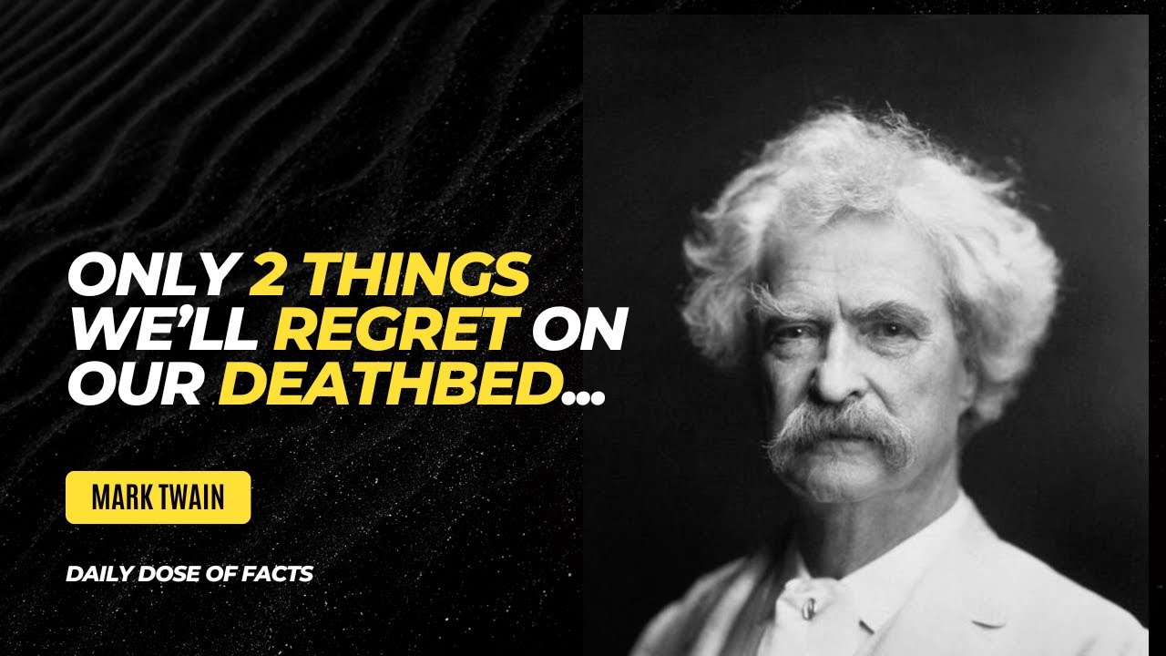 Mark Twain’s Life Lessons Secrets to a Meaningful Life 🌟 #quotes # ...