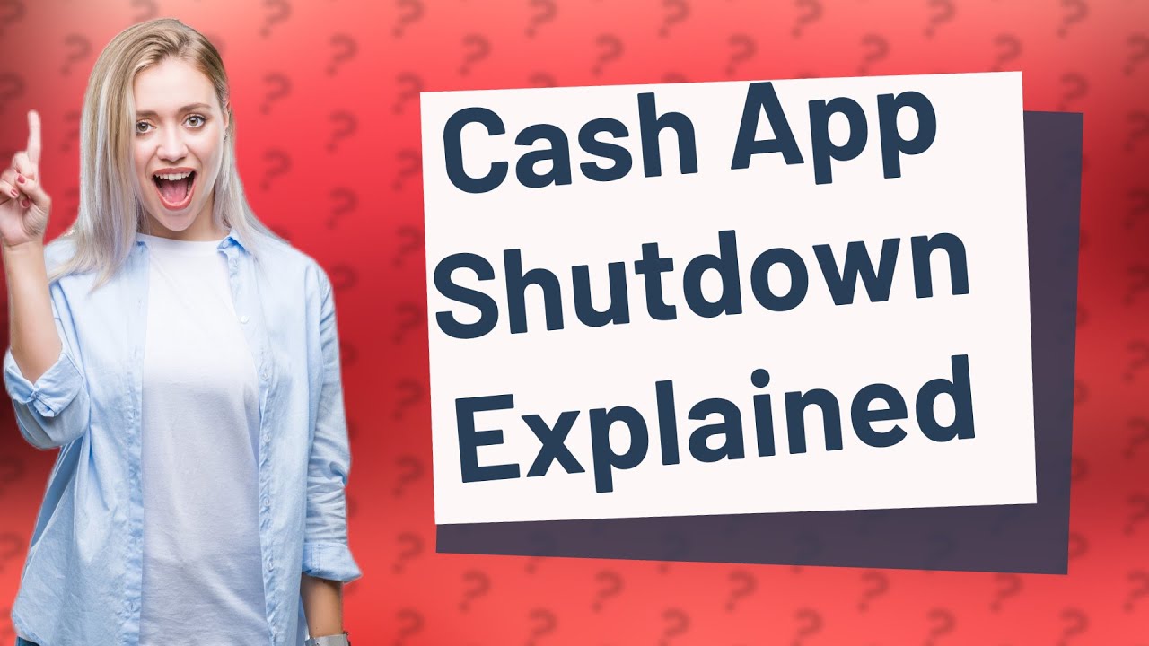 Why is my Cash App shut down? - YouTube