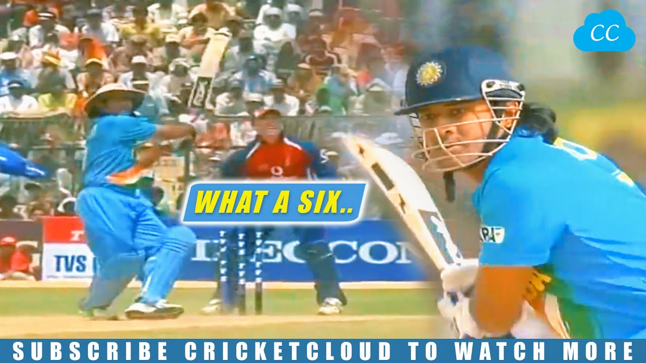 MS Dhoni's Biggest Six Out of Ground | Dhoni at his Best | INDvENG 2006 ...